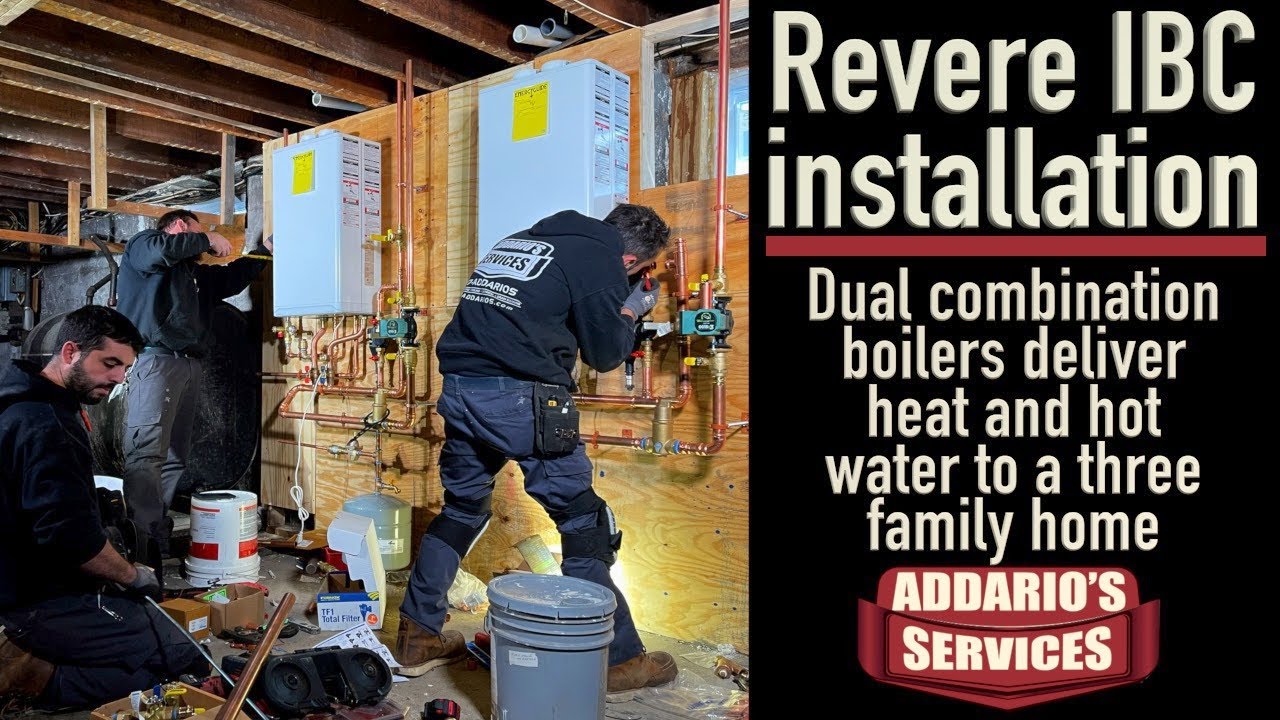 Combi Boiler - IBC Install - Revere, MA - YouTube