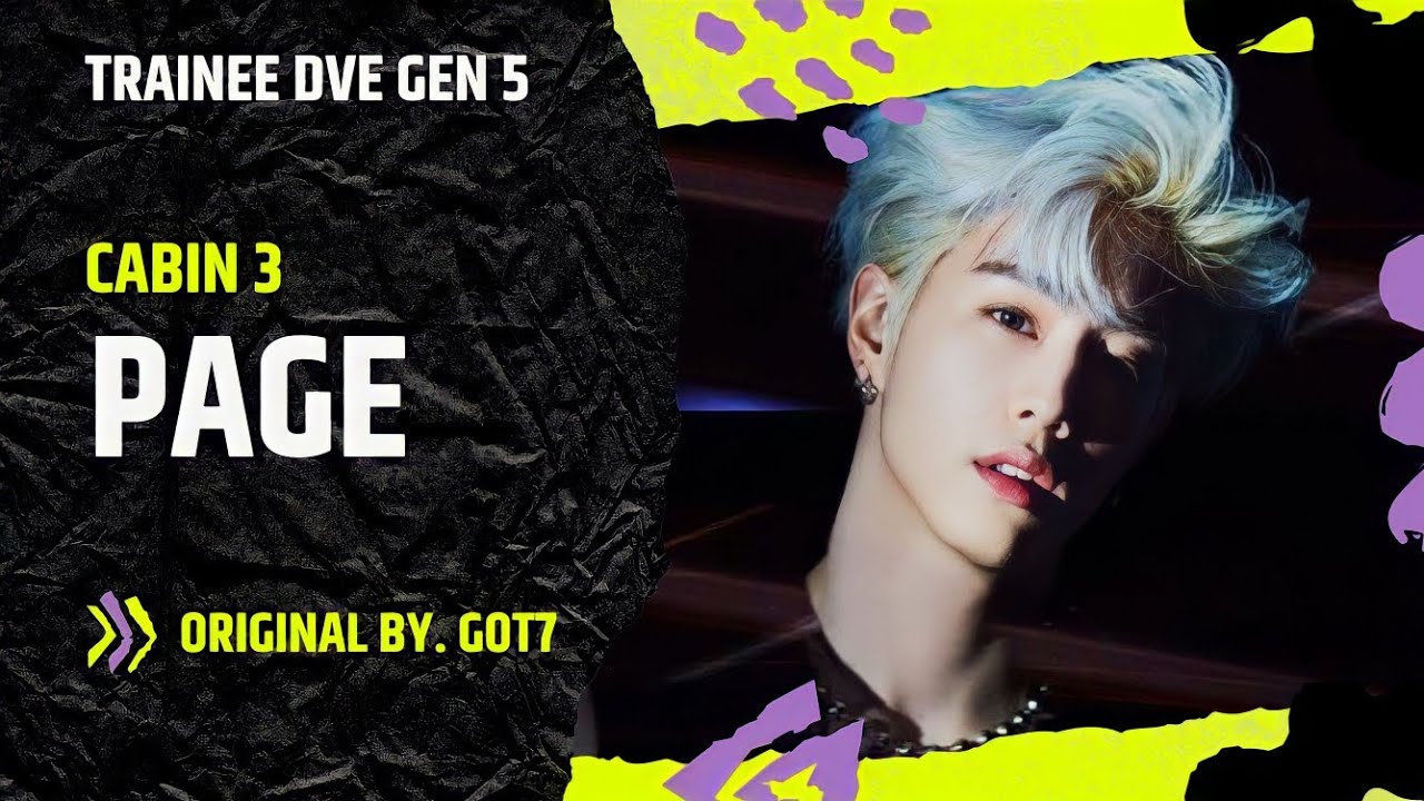 [ BATTLE TRAINEE GEN 5 ] GOT7 - PAGE (Cover by. Cabin 3) @GOT7 @GOT7 ...