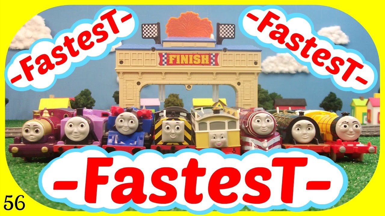 World's Fastest Engine 56! Trackmaster Thomas and Friends Racing ...