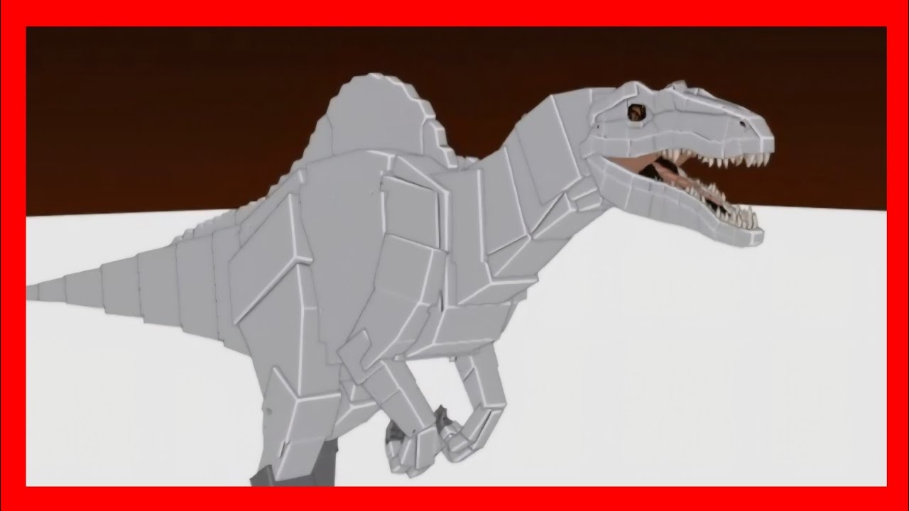 SPINORAPTOR ROAR 2 WITH SOUNDS! (NEW TEASER) - Roblox Jurassic Blocky ...