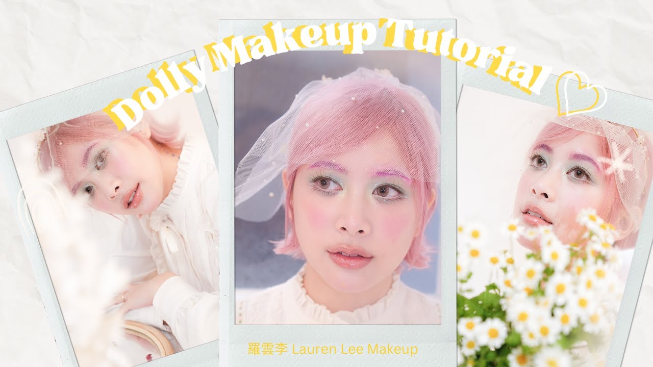 Dolly Makeup Tutorial ♡洋娃娃妝/專業化妝師由保養到化妝/暗啞肌到無瑕陶瓷肌/3D豐唇玻璃嘴 - YouTube