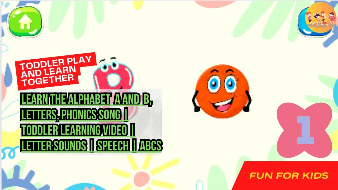 Learn The Alphabet a and B, Letters | Toddler Learning Video | Letter ...