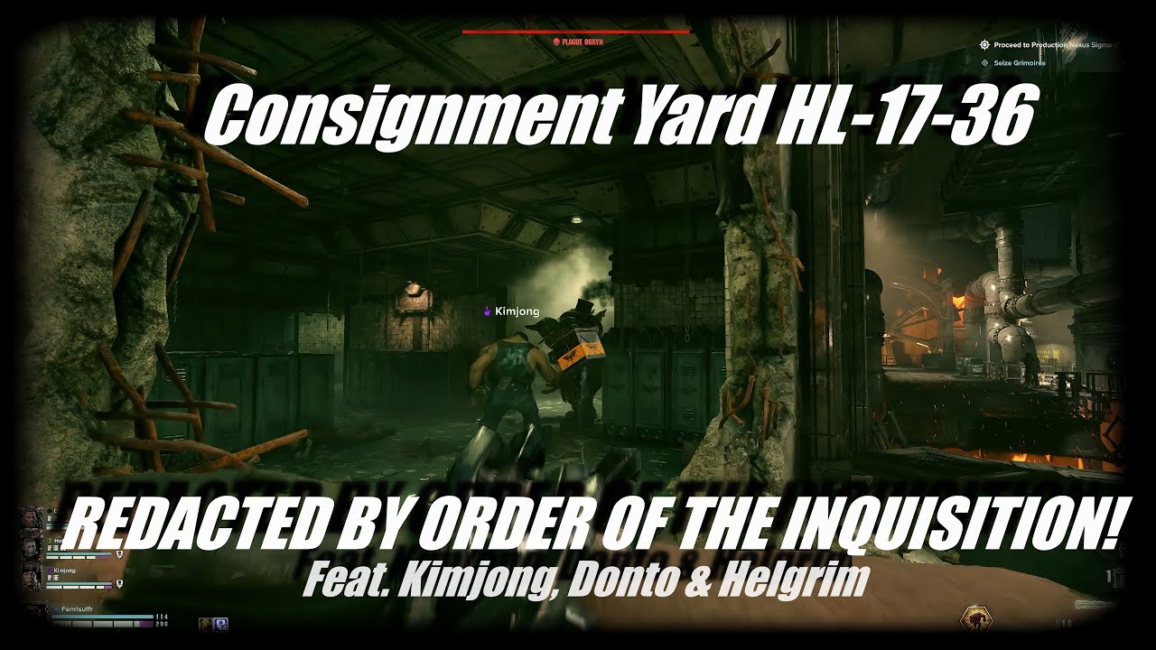 Warhammer 40000: Darktide - Consignment Yard HL17-36 - YouTube