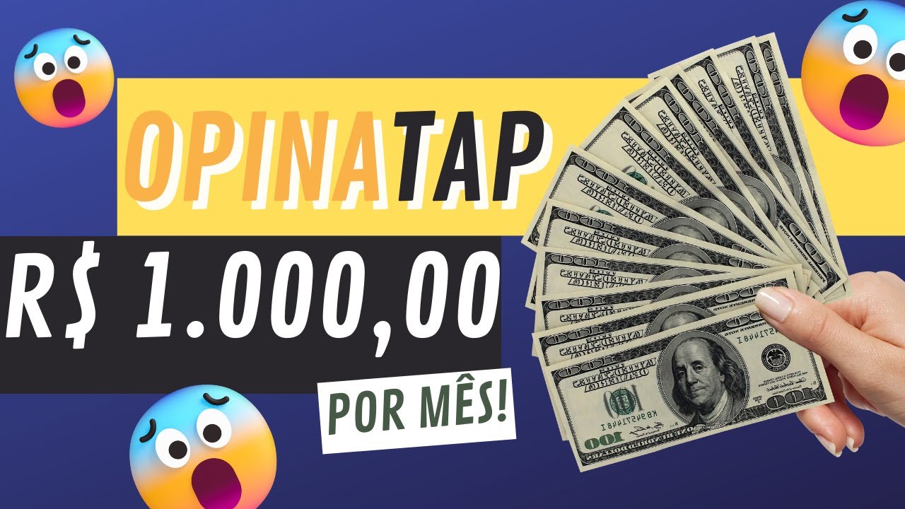 OpinaTap Ganhe até R$ 1.000,00 por mês respondendo pesquisas - YouTube