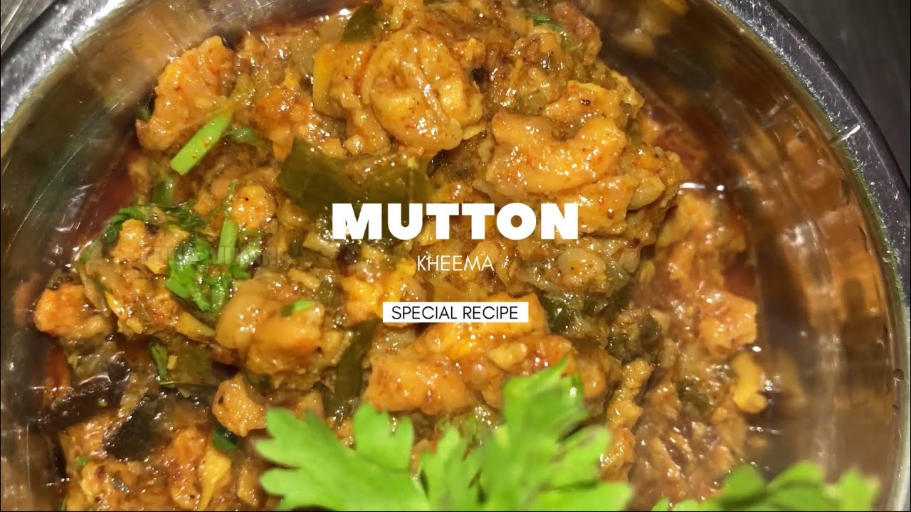 How to Cook Mutton Kheema (Khima) Recipe | మేక మాంషం ఖీమా కూర ఎలా ...