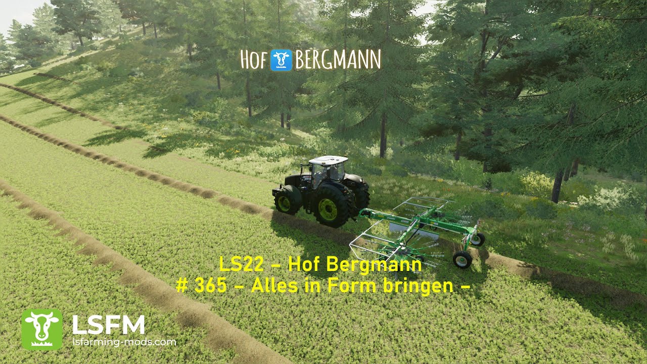 LS22 – Hof Bergmann # 365 – Alles in Form bringen – - YouTube