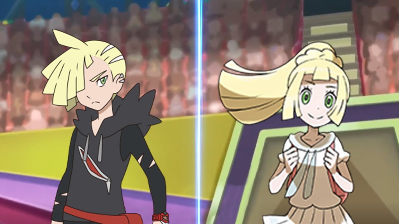 Pokemon Battle Gladion Vs Lillie (Pokemon Sibling Battle) - YouTube