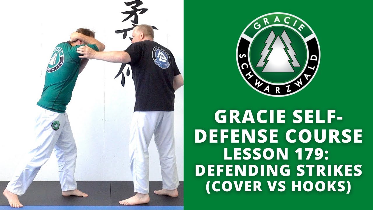 BJJ Self-Defense Course | Lesson 179: Defending Strikes (Cover vs Hooks ...