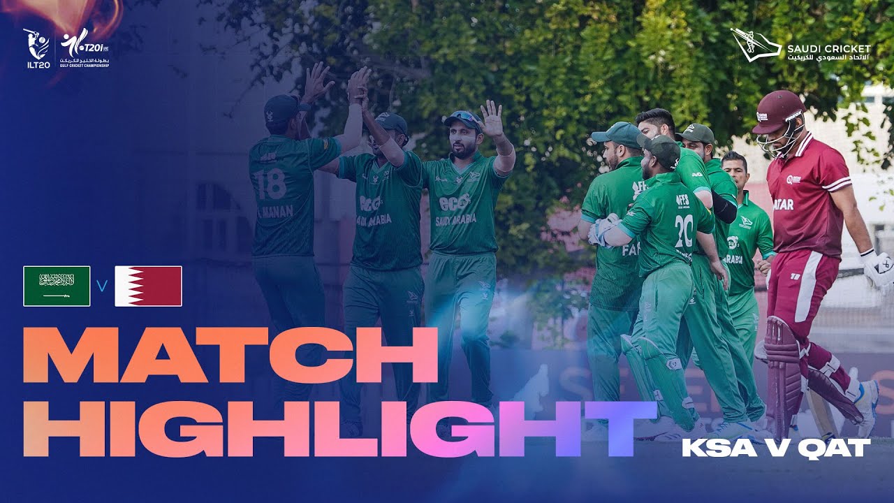 Saudi Arabia vs Qatar match Highlights - Gulf T20i Championship 2024 ...