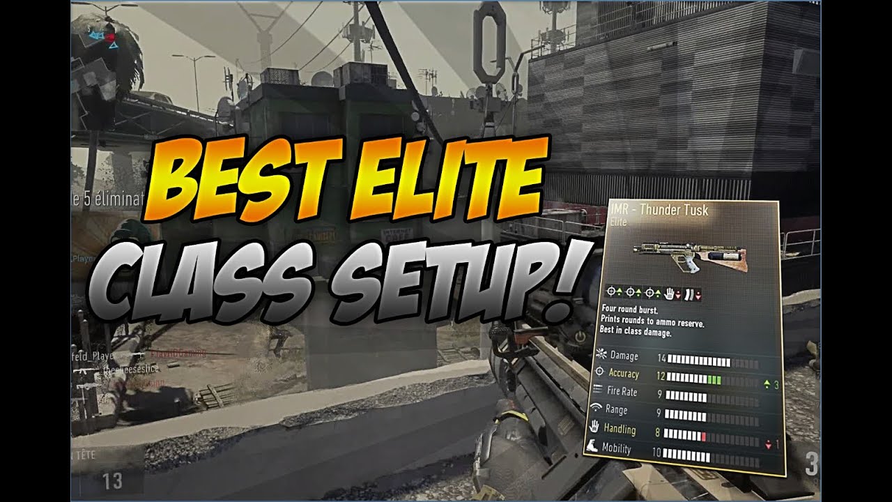Advanced Warfare BEST ELITE "IMR THUNDER TUSK" Class Setup! (COD AW ...