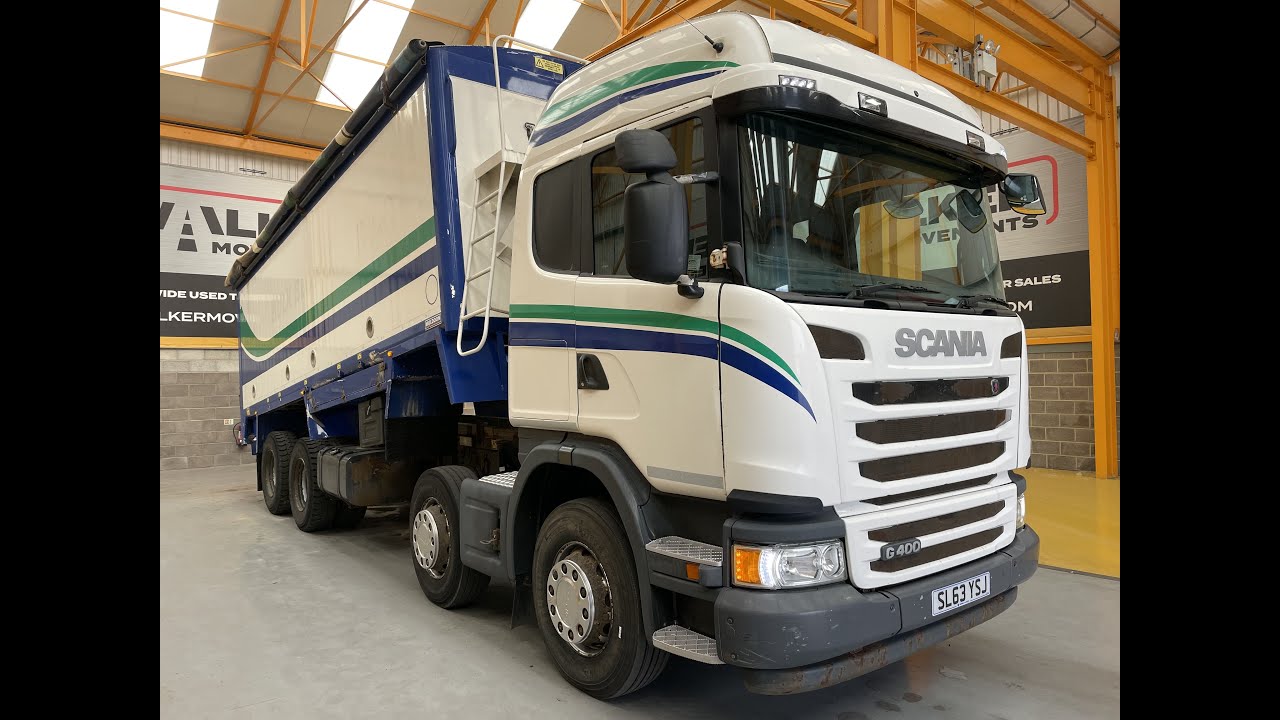 New In Stocklist For Sale: SCANIA G400 8X2 ALUMINIUM BULK BLOWER/TIPPER ...