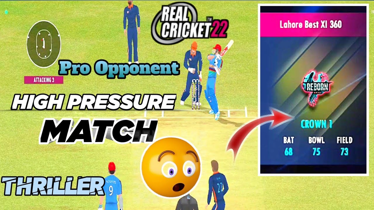 𝗛𝗜𝗚𝗛 𝗣𝗥𝗘𝗦𝗦𝗨𝗥𝗘 𝗠𝗔𝗧𝗖𝗛 😲 𝗣𝗥𝗢 𝗢𝗣𝗣𝗢𝗡𝗘𝗡𝗧 😟 || 𝗥𝗘𝗔𝗟 𝗖𝗥𝗜𝗖𝗞𝗘𝗧 𝟮𝟮 - YouTube