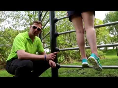 Wall Bars Exercises (JPS11) - Outdoor Fitness & Gym Equipment - YouTube