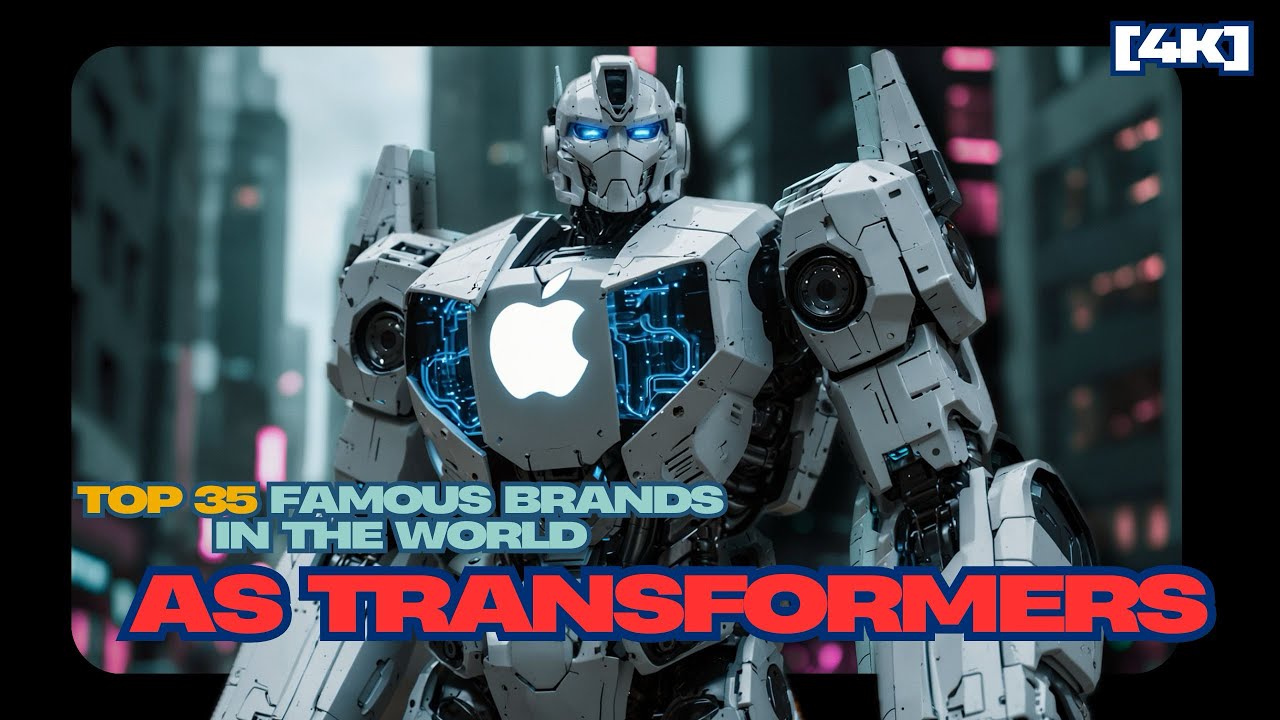 TOP 35 Most Famous BRANDS as TRANSFORMERS [ 4K ] Village Ai Generated ...
