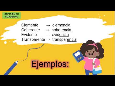 sufijo -ancia y -encia 5to grado (Miss Marian) - YouTube