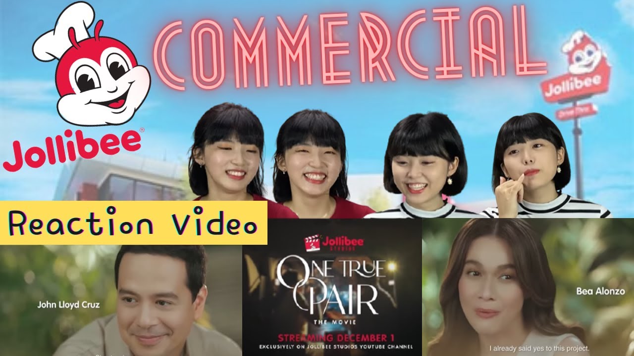 Korean reaction Jollibee commercial iconic pair (ENG SUB) | BEA ...