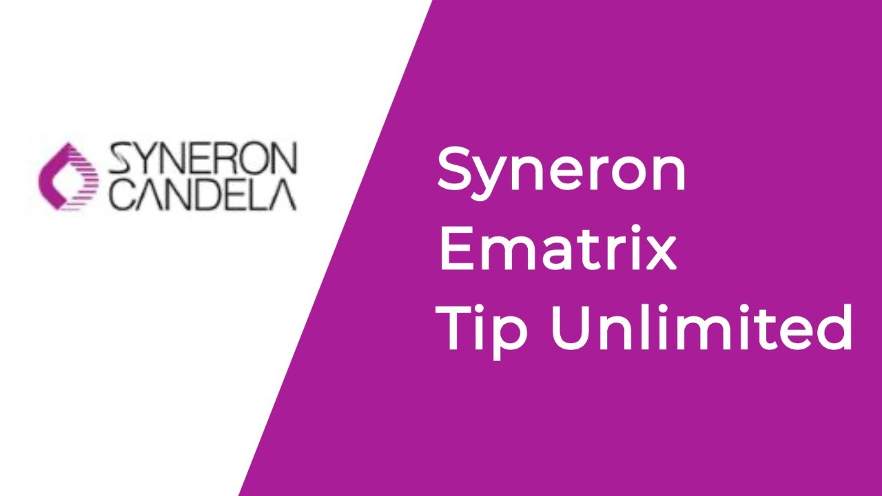 Syneron ematrix tip unlimited we can make your machine unlimited with ...