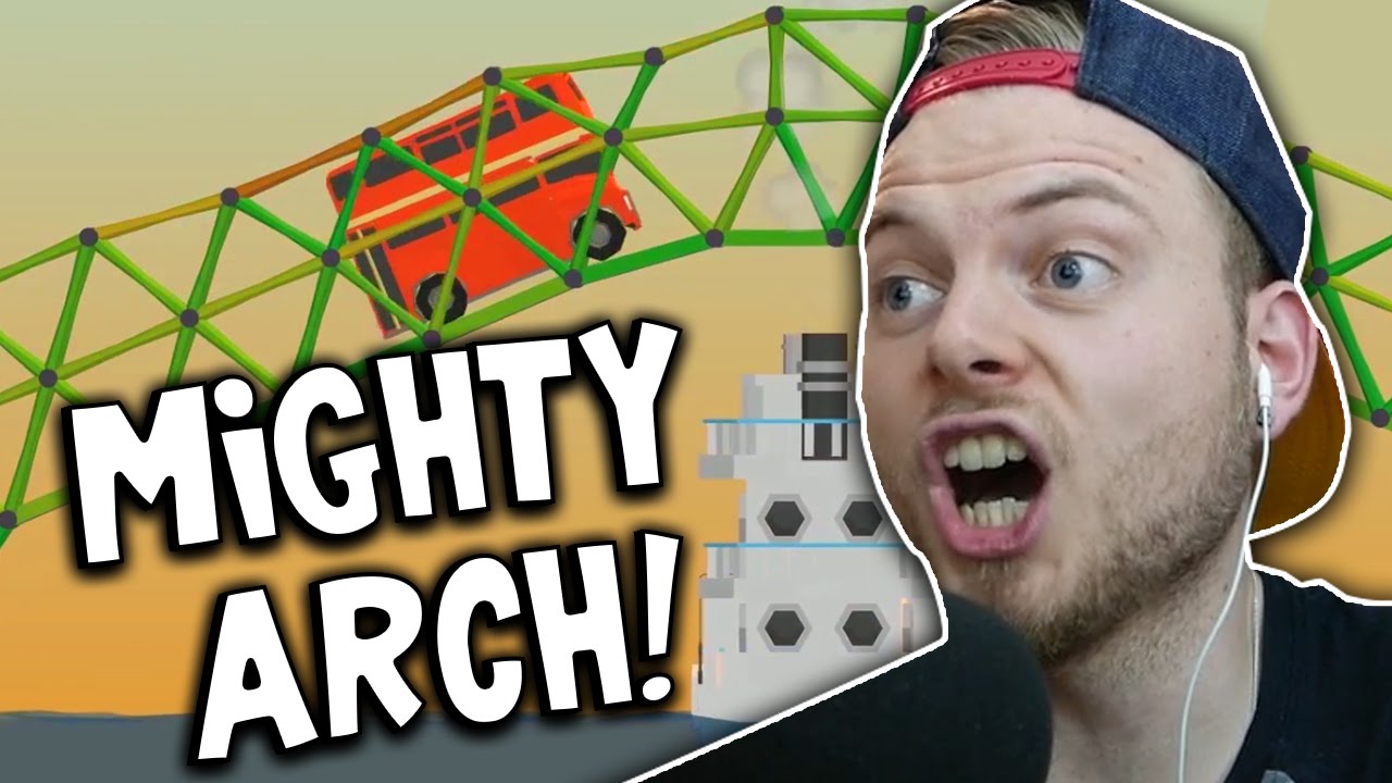 SquiddyPlays - Poly Bridge - THE MIGHTY ARCH! [12] - YouTube