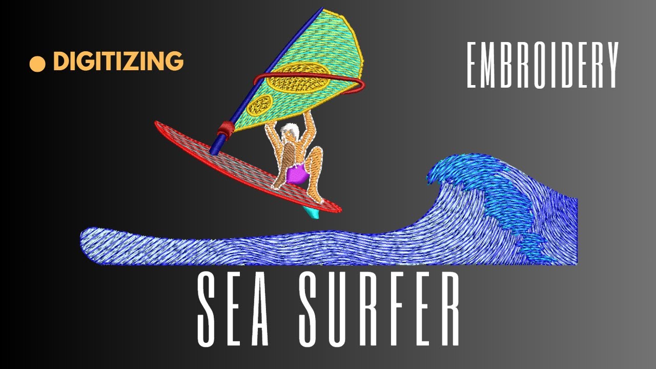 Unveiling The Incredible Sea Surfer Embroidery Design! - YouTube