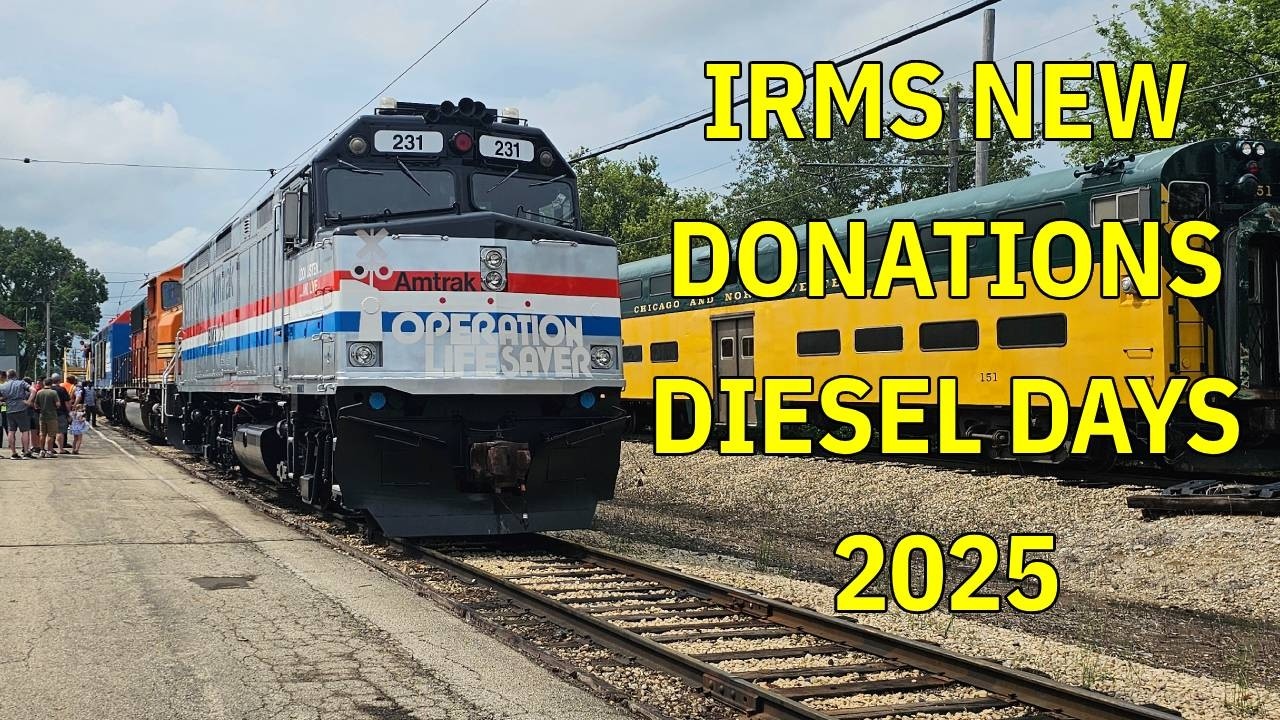 ALL the Diesels of Sunday! Illinois Railway Museum Diesel Days 2025 ...