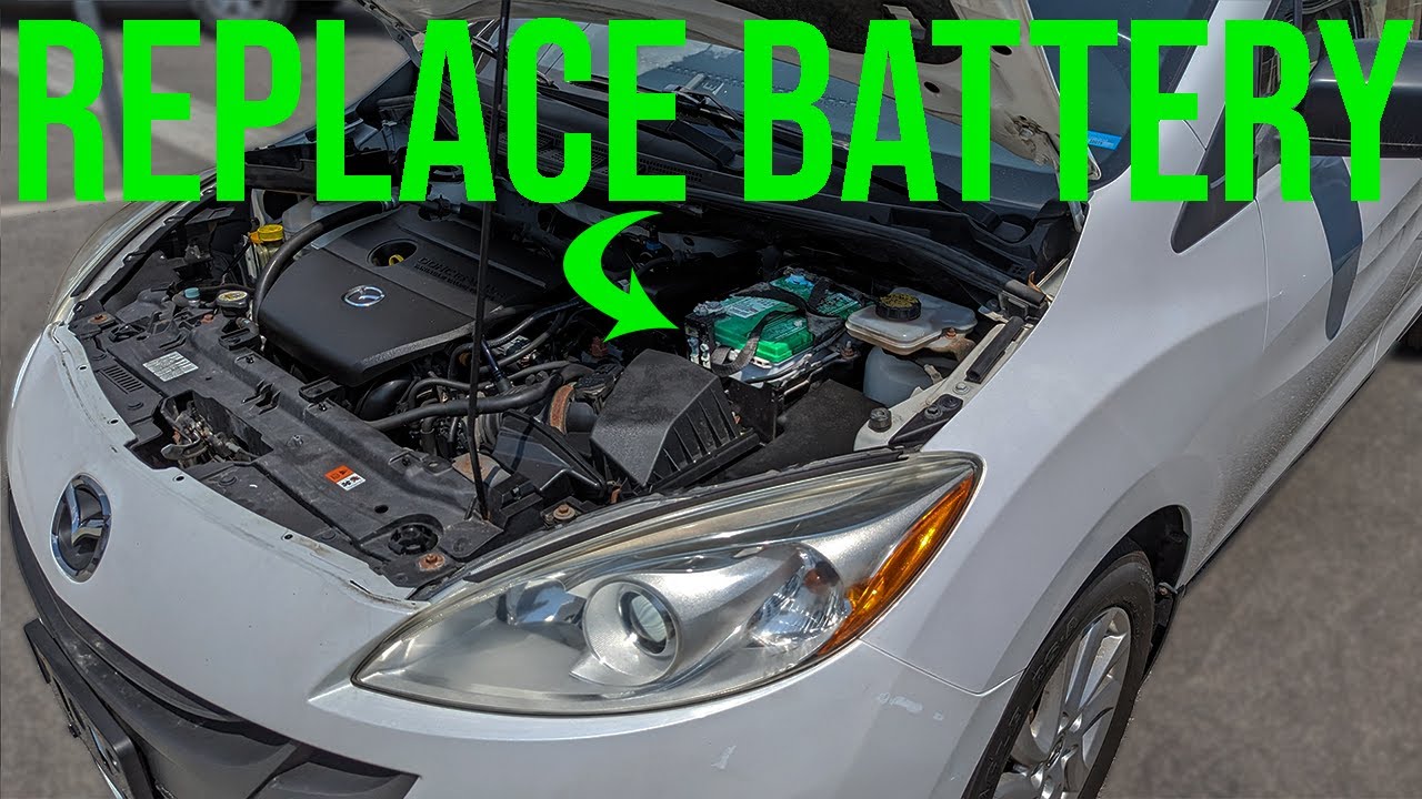 How to [EASILY] Replace the Battery - Mazda 5 (2011-2017) - YouTube