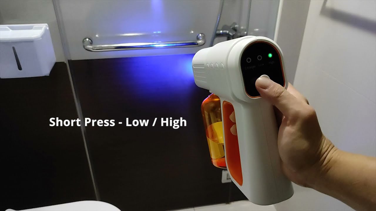 Nano Mist Machine K5 K6x Sanitize and Disinfect Surfaces Easily - YouTube