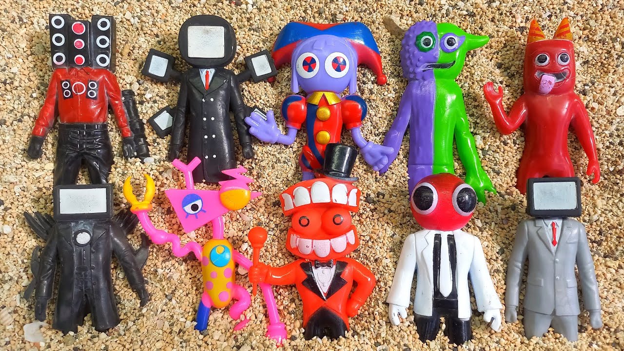 GARTEN OF BANBAN,JESTER, SKIBIDI TOILET TITAN SPEAKERMAN, RAINBOW ...