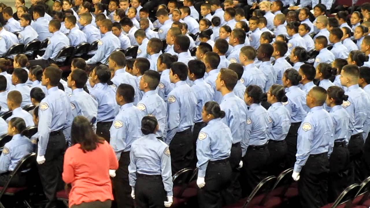LAPD CADETS Graduation class 1-2011 Fifth Platoon Chant - YouTube