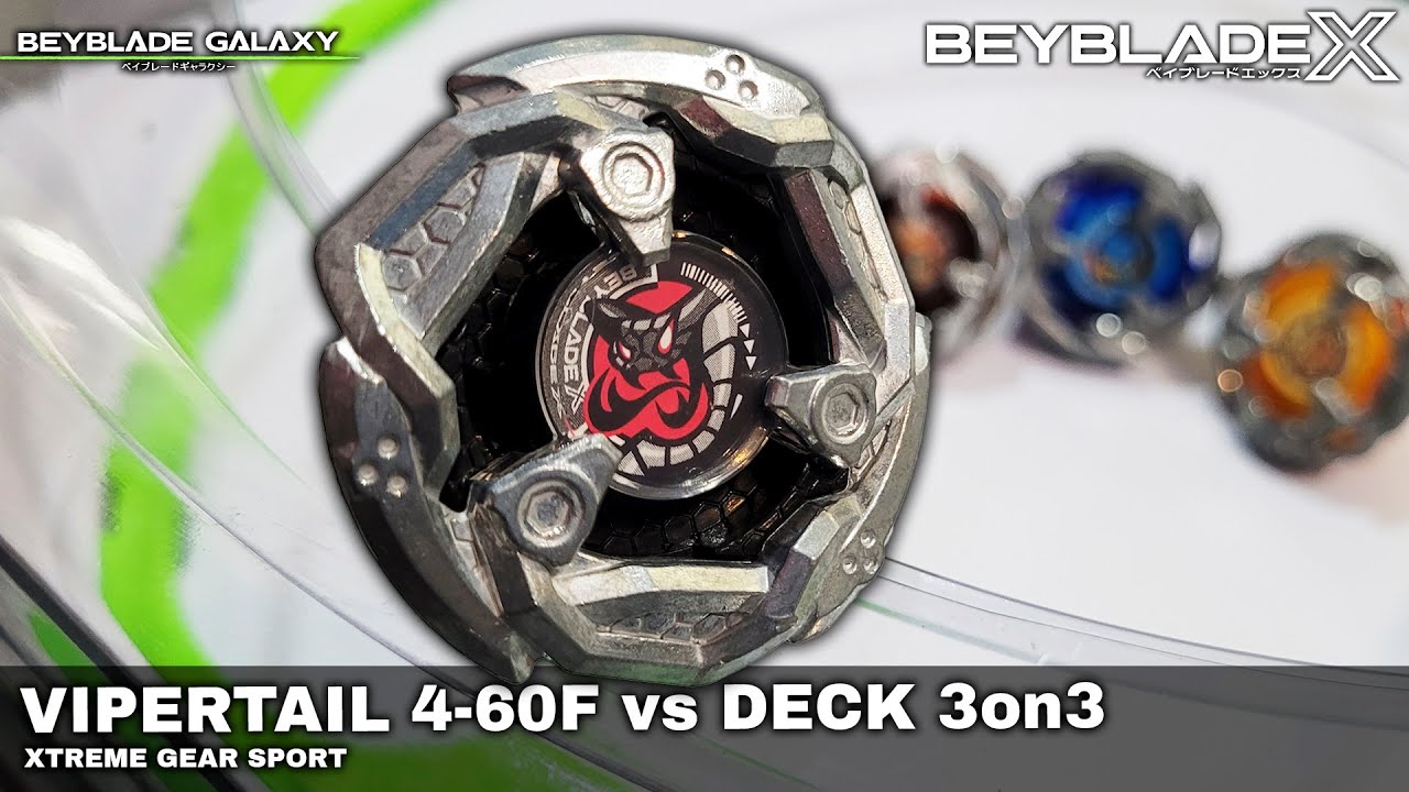 VIPER TAIL 4-60F testado - Beyblade X ベイブレードX - YouTube