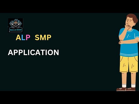 I make a ALP SMP APPLICATION... - YouTube