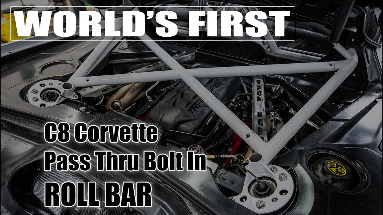 Trackspec WORLD'S FIRST C8 CORVETTE FRAME MOUNTED PASS THRU Bolt in ...