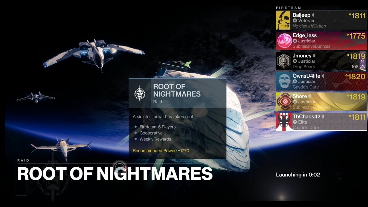 Root of Nightmares Raid – Third Run – Warlock – Destiny 2 – S20 - YouTube