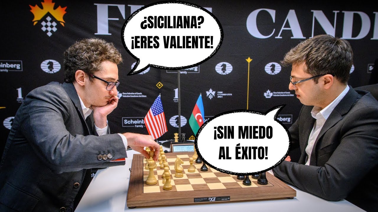 ¡GOLIAT CONTRA DAVID! (¡corre sangre!) 💥: Caruana vs Abasov (Torneo de ...