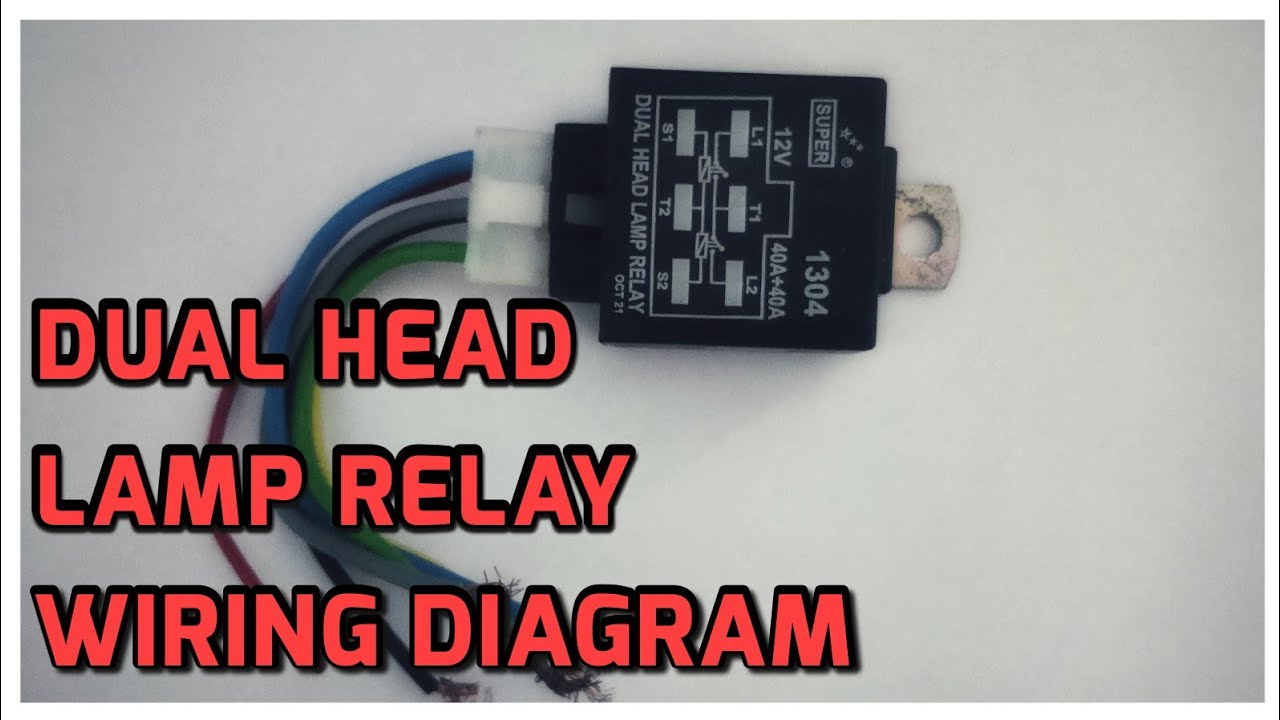 DUEL HEAD LAMP RELAY എങ്ങനെ WIRING ചെയ്യാം ||FOR GENARATOR - YouTube