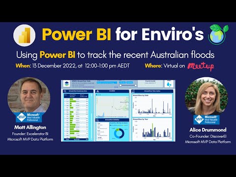 #23 PowerBI4Enviro's - Using Power BI to track the recent floods across ...