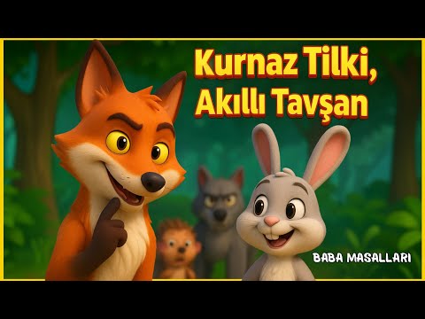 Kurnaz Tilki Akıllı Tavşan Masalı | Çocuklara Uygun Eğitici ve Komik Masallar | Eğitici Masallar
