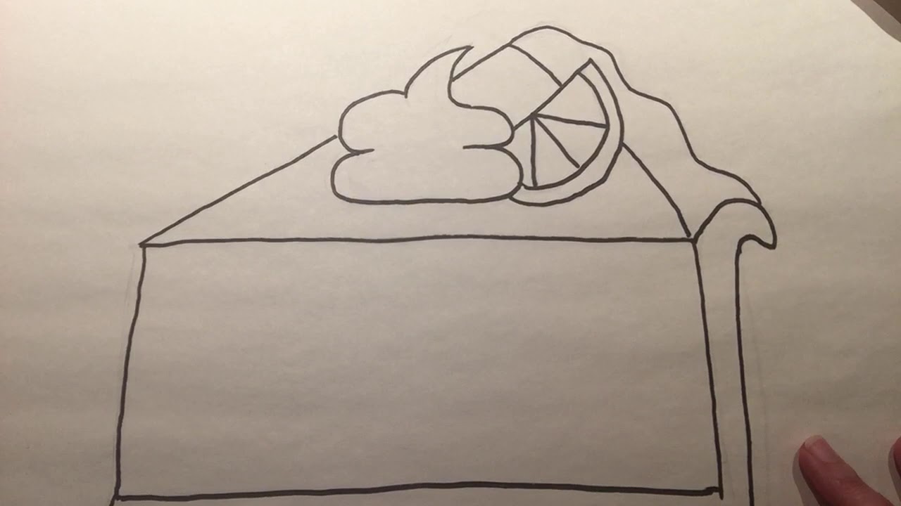 Wayne Thiebaud Inspired Pie Drawing - YouTube