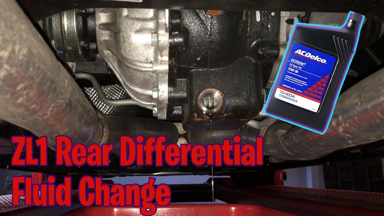 Changing my Zl1 Rear Differential Fluid. #zl1 #camaro - YouTube