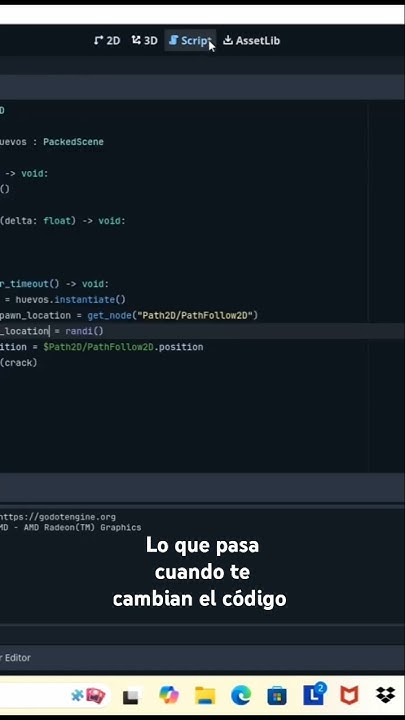 Los cambios que hace godot #godot #gamedev #gameengine #indiedevs #programacion #indiedev - YouTube