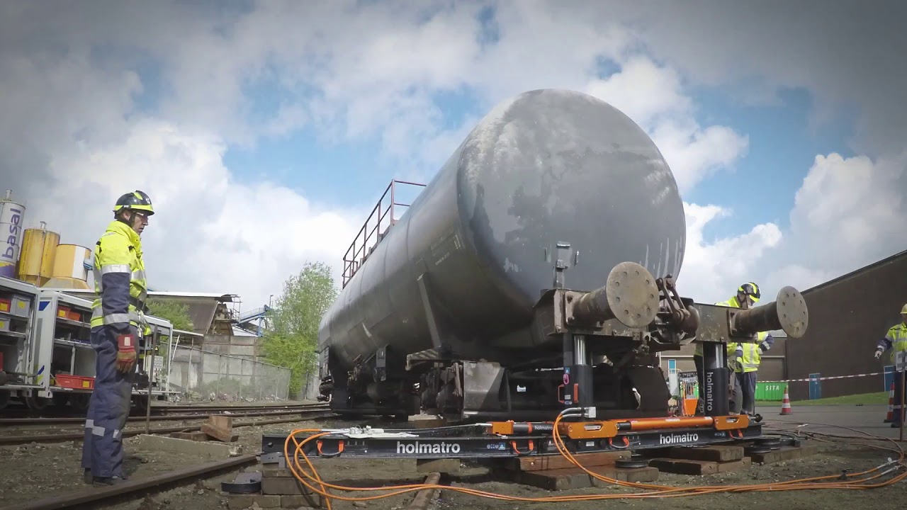 Holmatro Rerailing System - YouTube