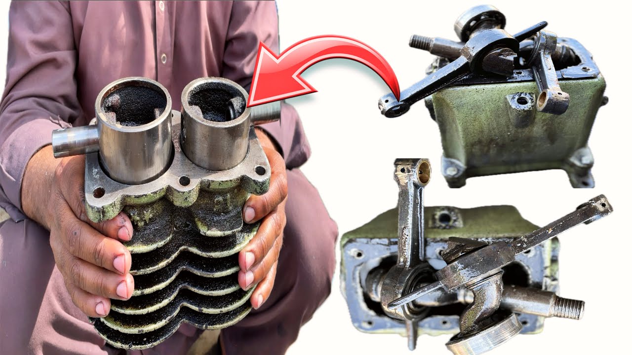 How To Restore And Rusty To New || Broken Air Compressor - YouTube