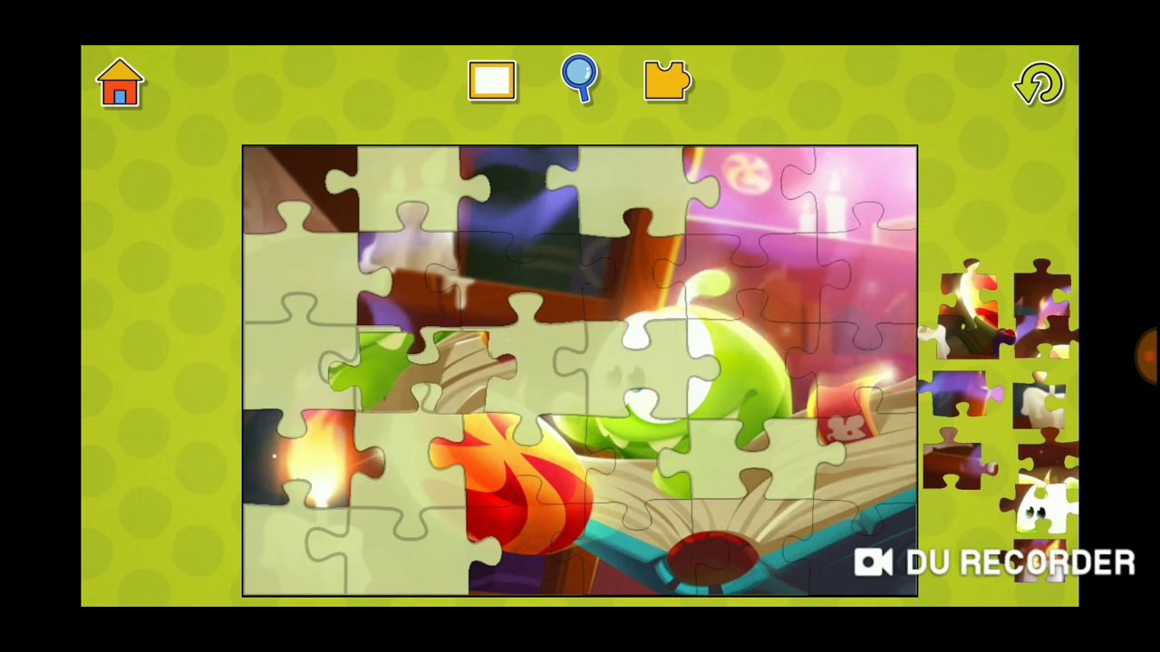 Om Nom Candy Fun Jigsaw Puzzle Video For Kids Apps Gameplay - YouTube