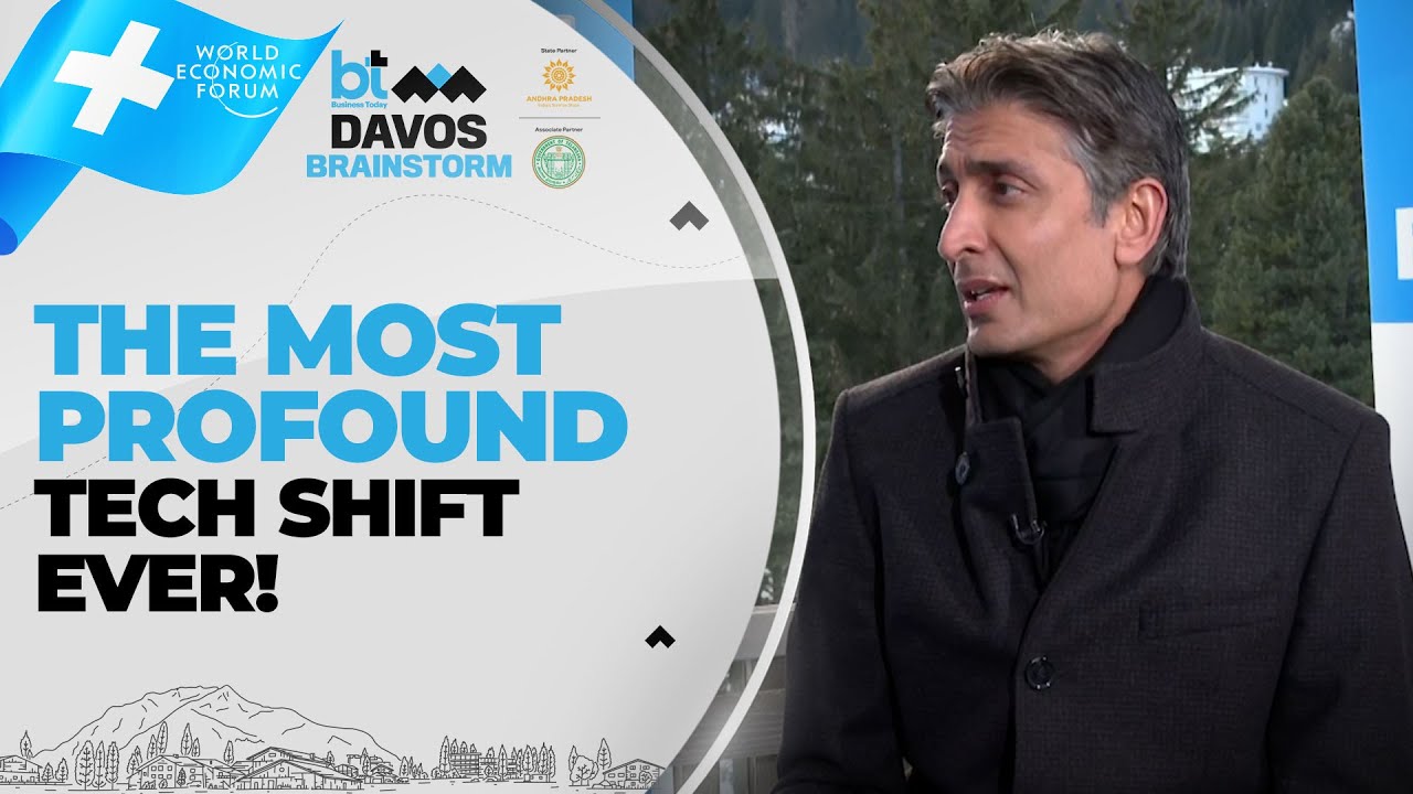 WEF Davos | Rishad Premji: AI Tech Far Ahead Of Our Ability To Use It Yet - YouTube