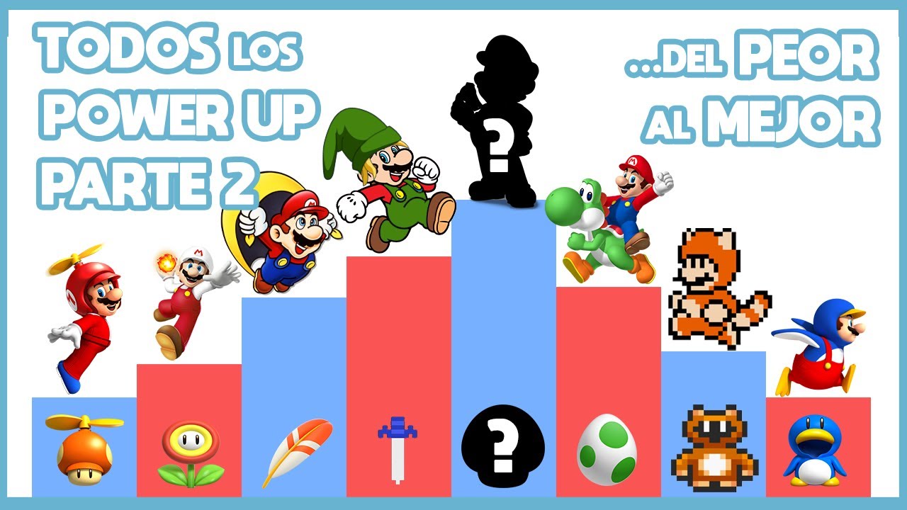 (PARTE 2) Todos los POWER UPs de Super Mario del PEOR al MEJOR (NES ...