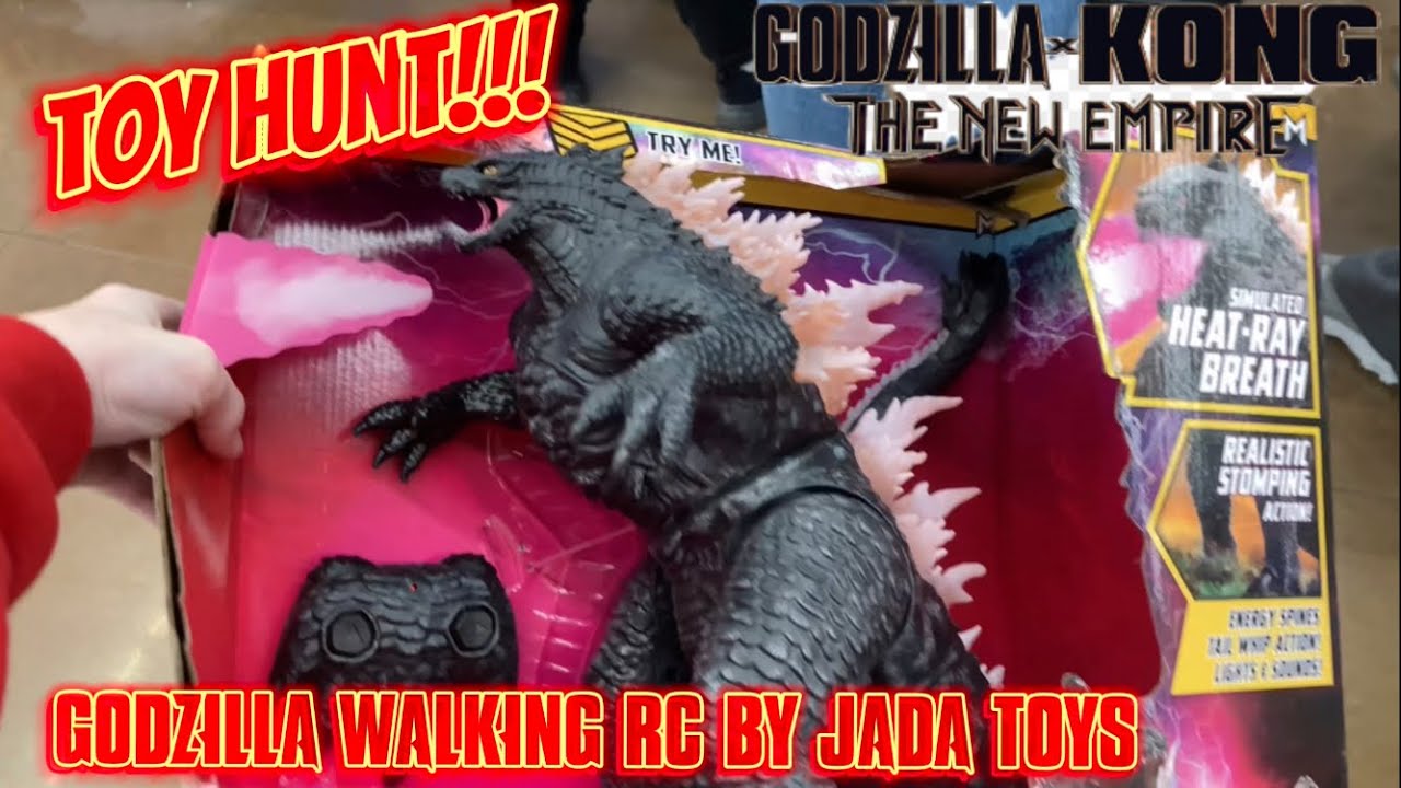 Godzilla x Kong toy hunt (Heat ray Godzilla rc!!!) - YouTube