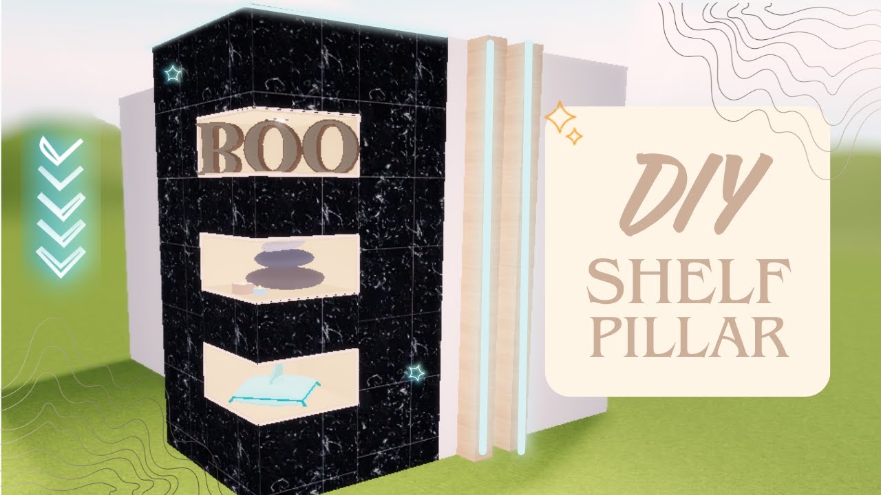 🪵 DIY Shelf Pillar Build | Roblox Home Ideas - YouTube