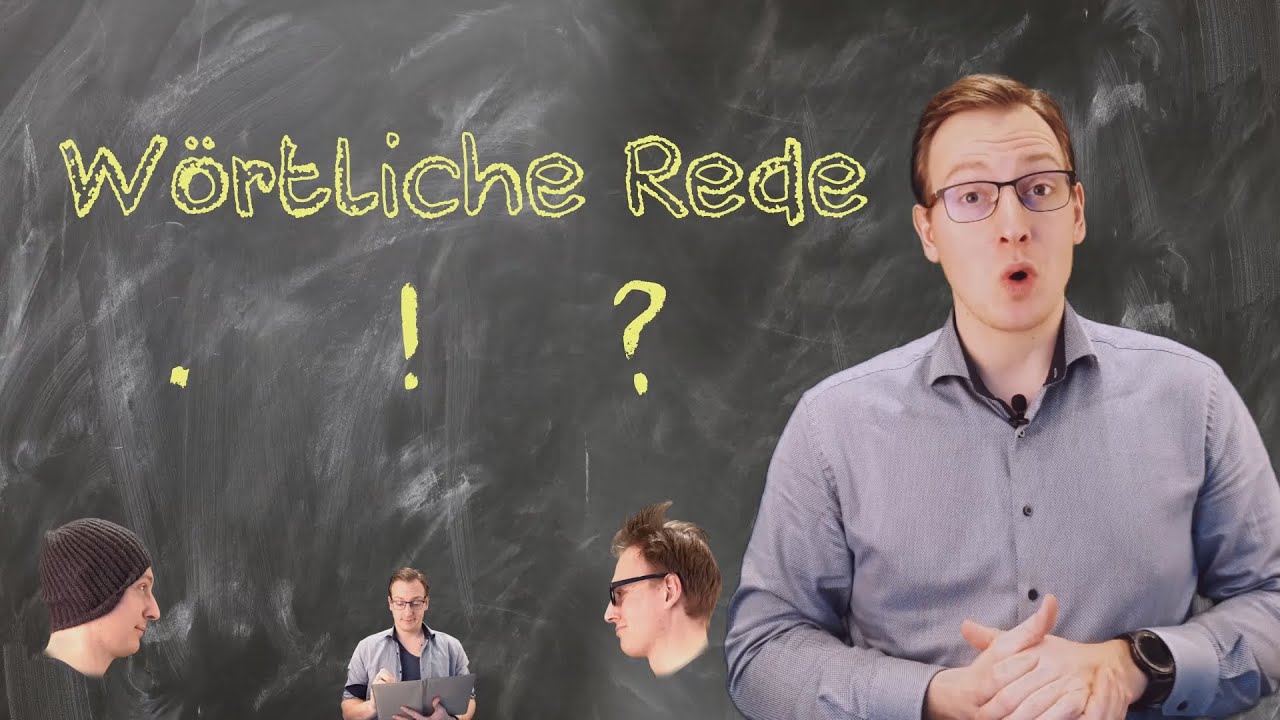 Wörtliche Rede und Redebegleitsätze | Grundschule | Deutsch - YouTube