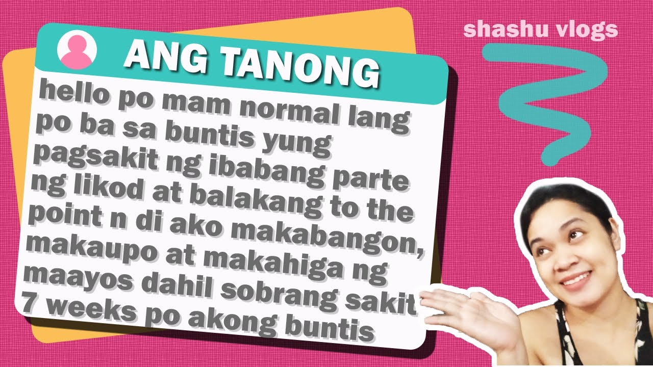 NORMAL LANG BANG SOBRANG SAKIT NG BALAKANG PAG BUNTIS | Shashu Vlogs ...
