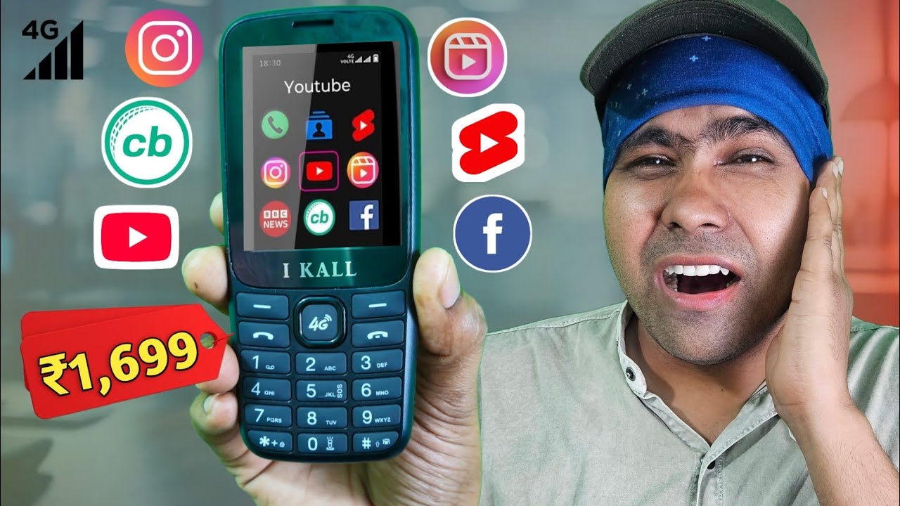 I Tested this 4g Keypad Phone comes with Youtube, Facebook, Instagram ...