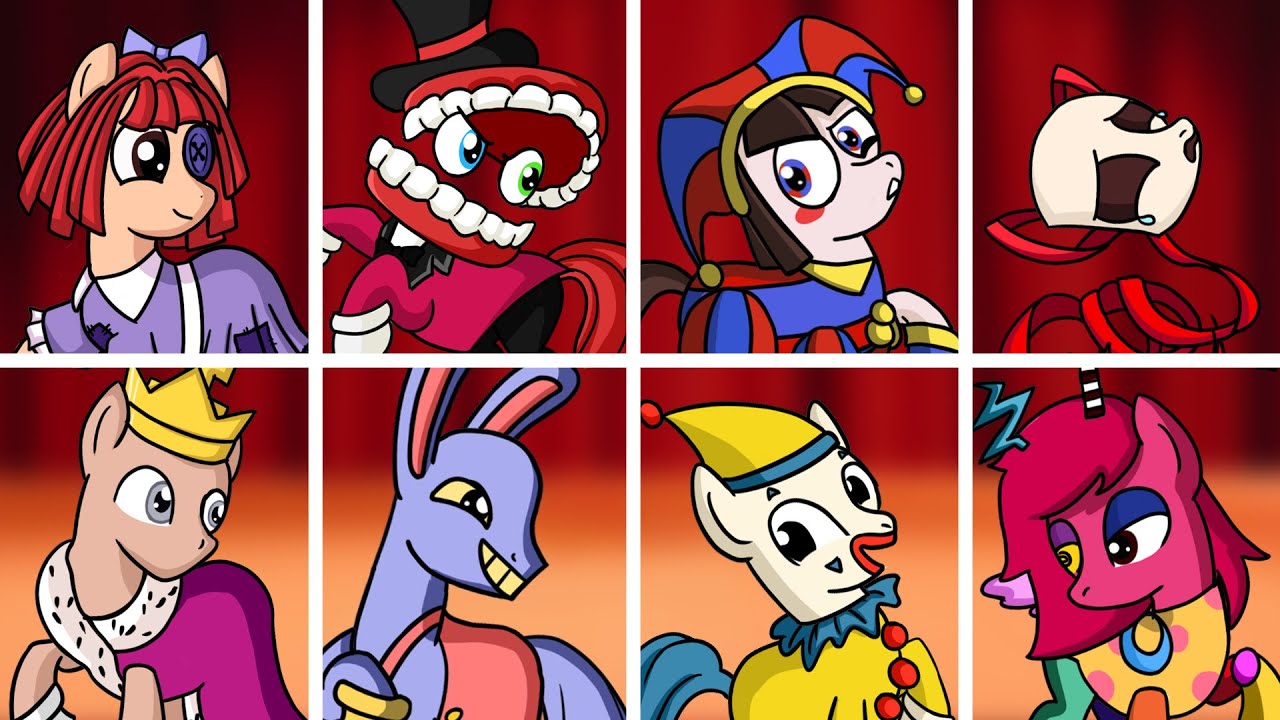 NEW Amazing Digital Circus But Pony Digital Circus Sing IT(ALL PHASES)🎶 ...